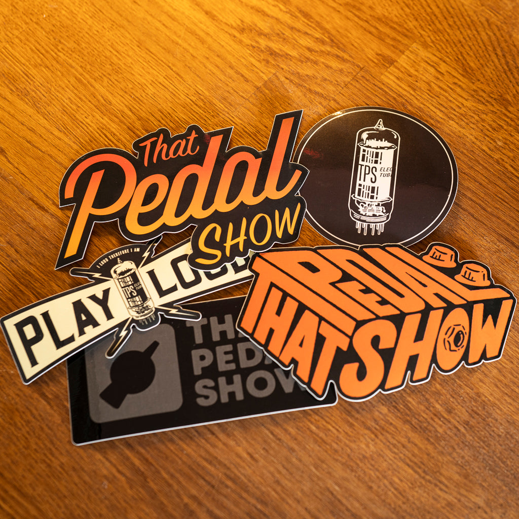 TPS Sticker Pack 4 - Five Designs – That Pedal Show Store