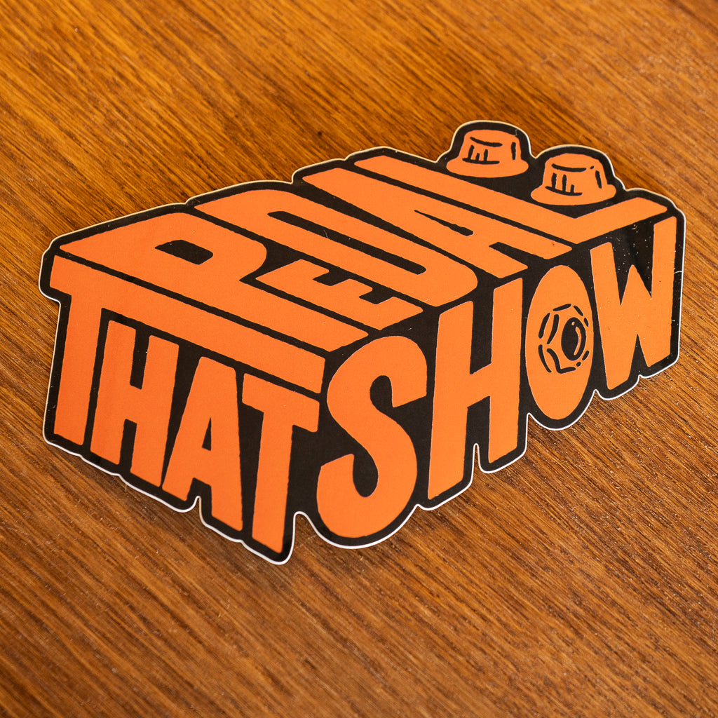 TPS Sticker Pack 4 - Five Designs | That Pedal Show Store